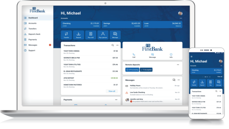 FirstBank Online Banking With Free Bill Pay